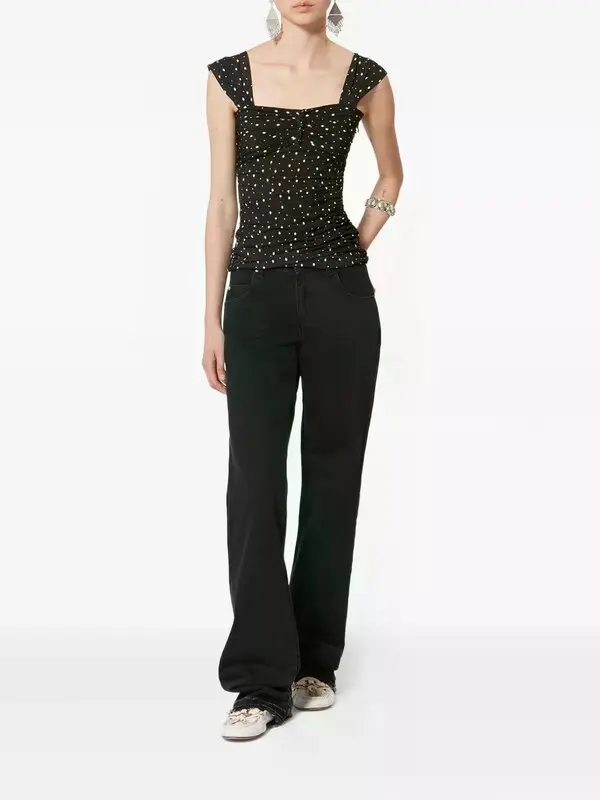 Isabel Marant Étoile Polka-dot Gemina Top - Black