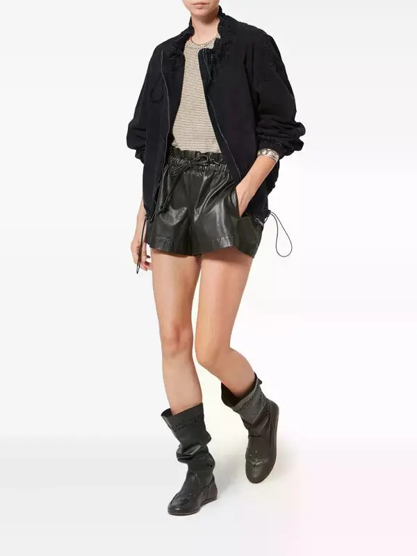 MARANT ETOILE Plume Cotton Jacket - Black