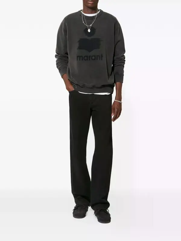 MARANT Mikoy Logo-print Sweatshirt - Grey
