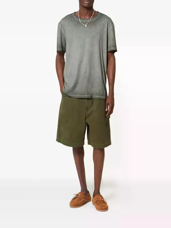 MARANT Honore Logo-embroidered T-shirt - Green