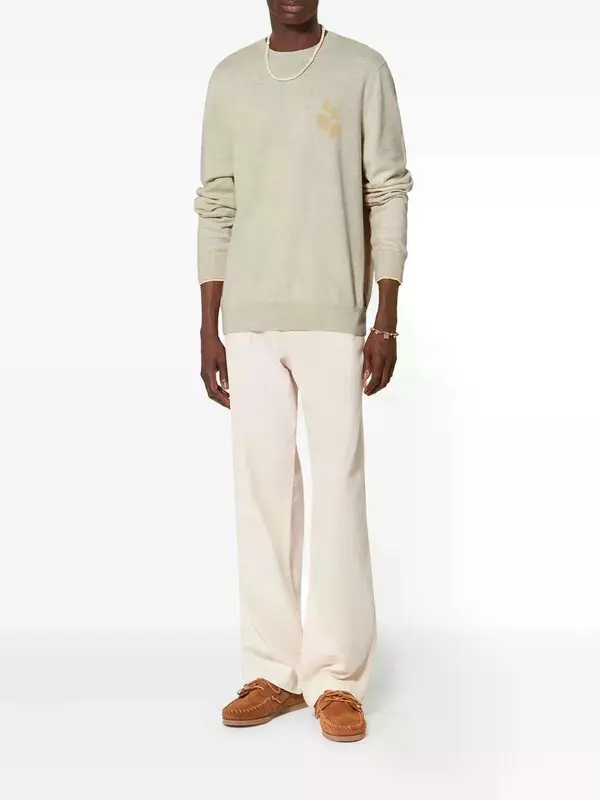 MARANT Antea Logo-detail Pullover - Neutrals