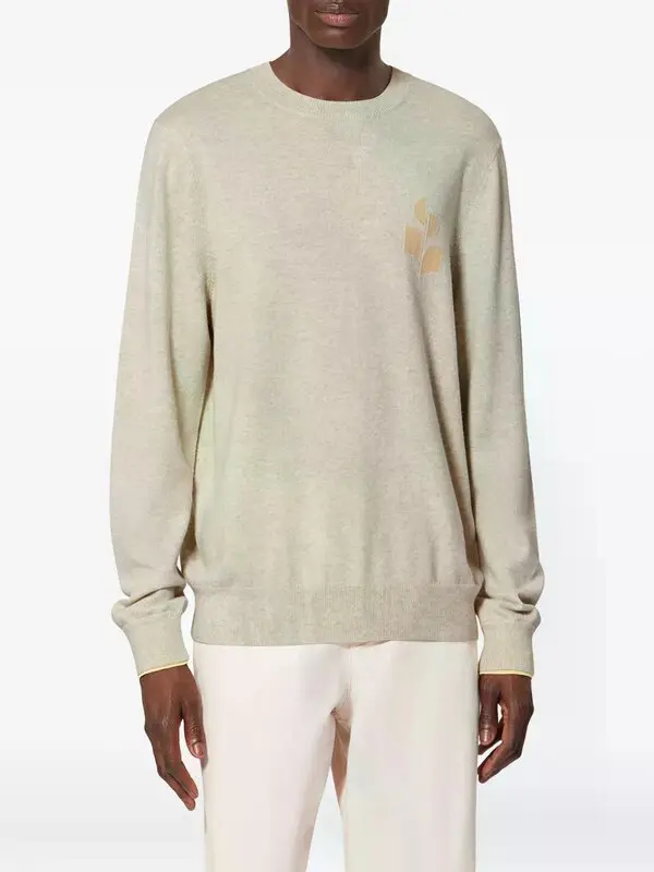 MARANT Antea Logo-detail Pullover - Neutrals