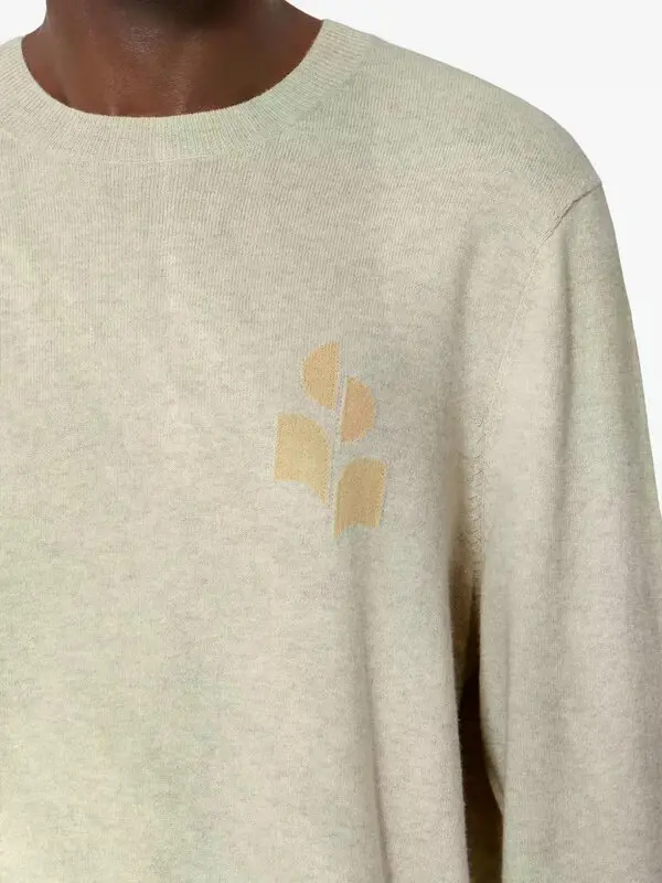MARANT Antea Logo-detail Pullover - Neutrals