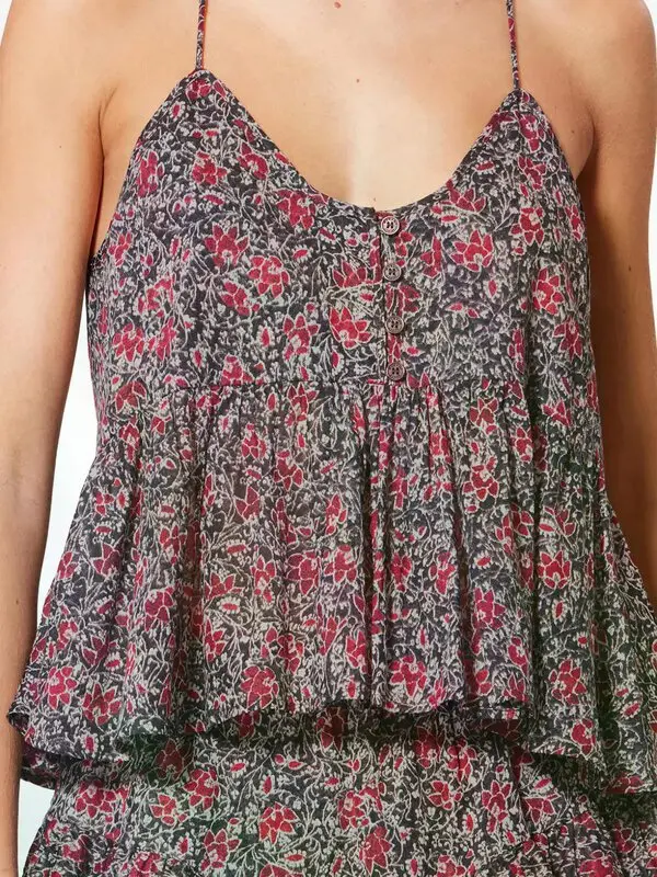 MARANT ETOILE Lirhetta Ruffled Top