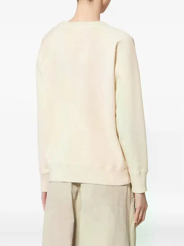 MARANT ETOILE Millyny Embroidery Sweatshirt - Neutrals
