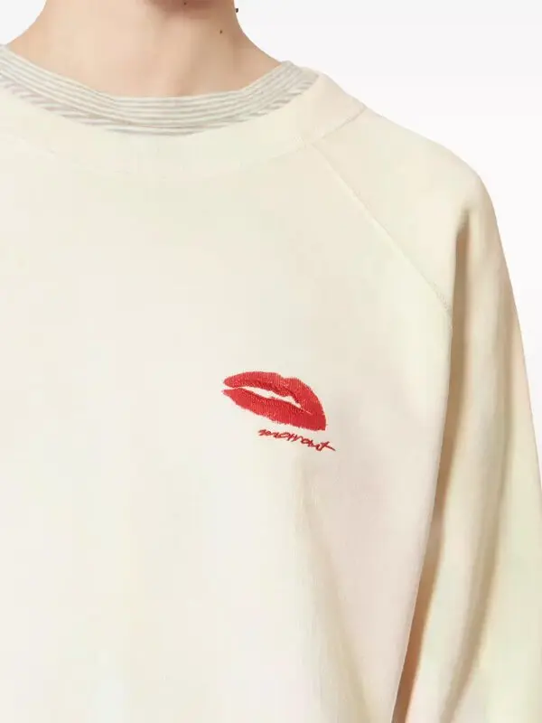 MARANT ETOILE Millyny Embroidery Sweatshirt - Neutrals
