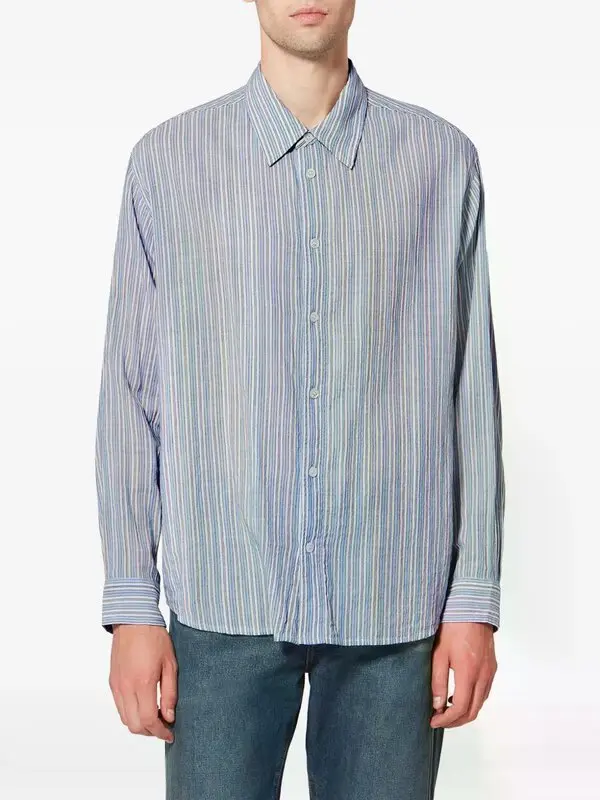 MARANT Cybilio Striped Shirt - Blue