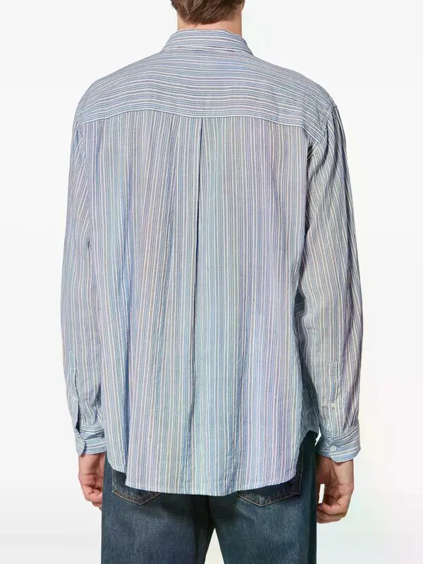 MARANT Cybilio Striped Shirt - Blue