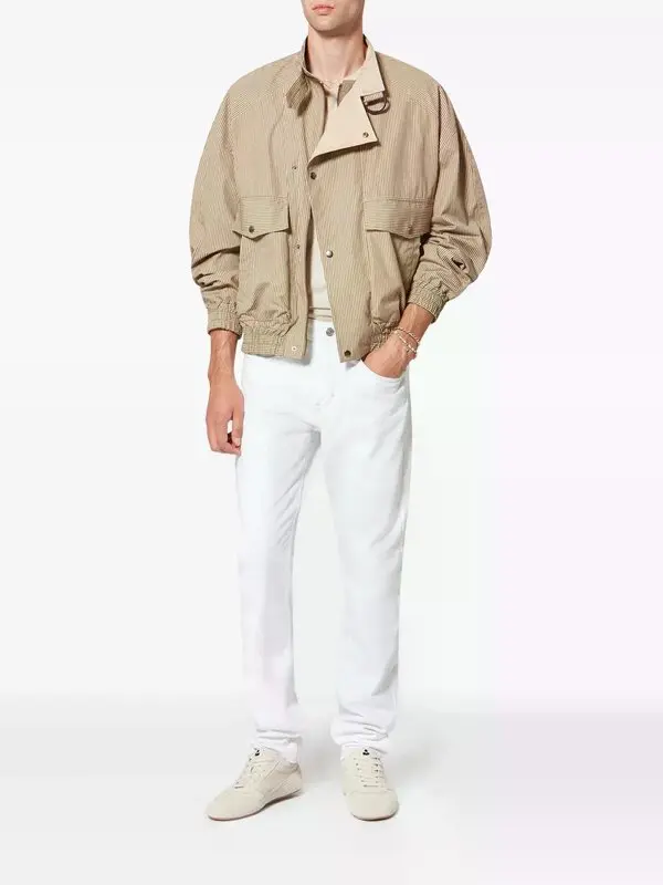 MARANT Corto Striped Jacket - Neutrals