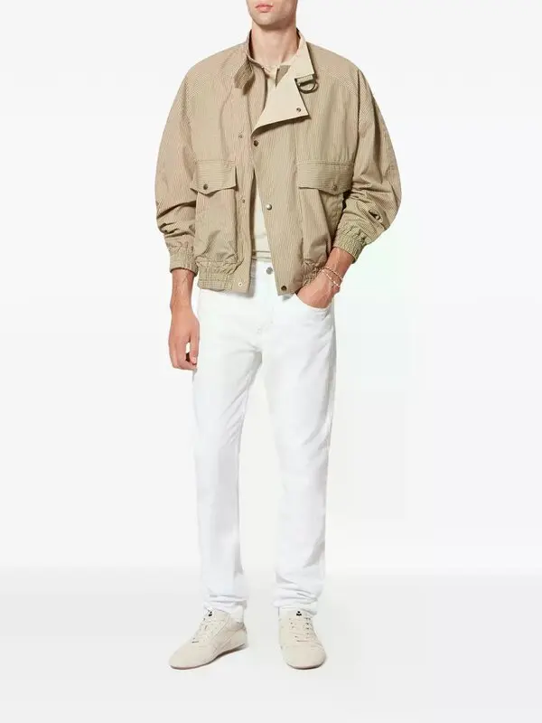 MARANT Corto Striped Jacket - Neutrals