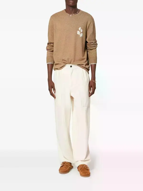 MARANT Antea Logo-detail Pullover - Brown