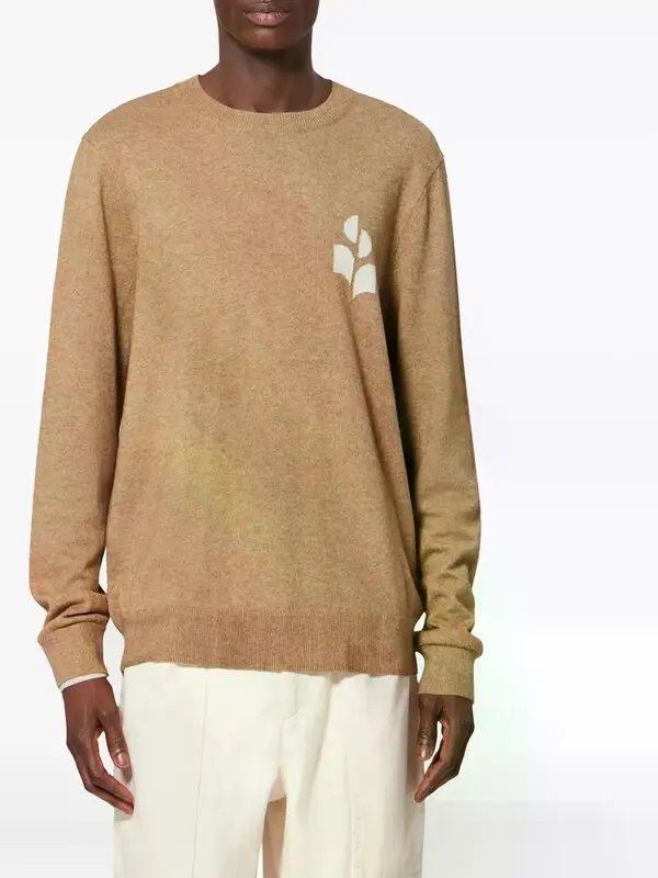 MARANT Antea Logo-detail Pullover - Brown