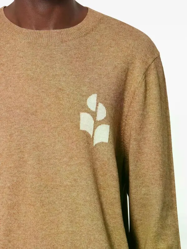 MARANT Antea Logo-detail Pullover - Brown