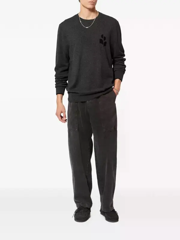 MARANT Antea Logo-detail Pullover - Grey