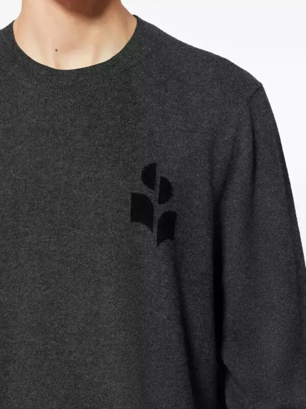 MARANT Antea Logo-detail Pullover - Grey