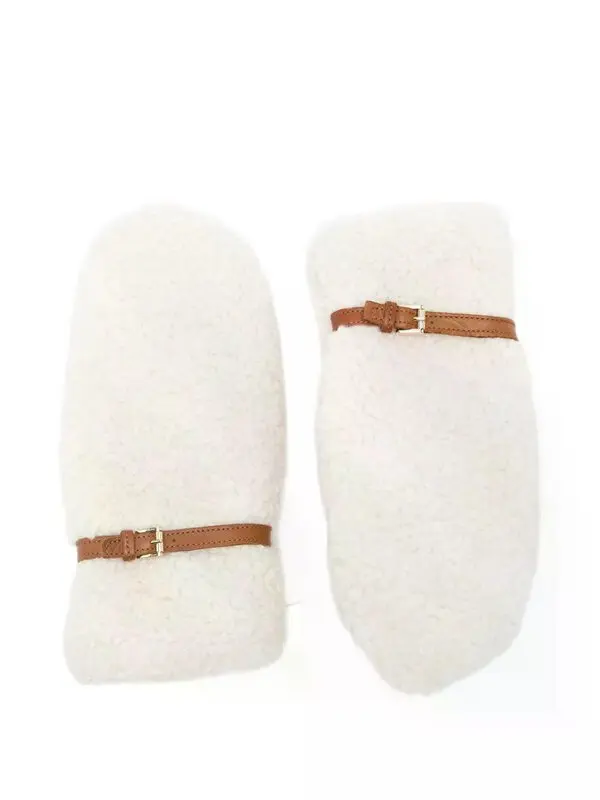 ALPO Buckle Strap Gloves - Neutrals