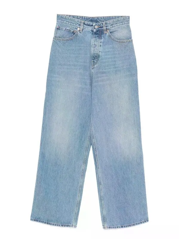 Vetements Button-fastening Five-pocket Jeans