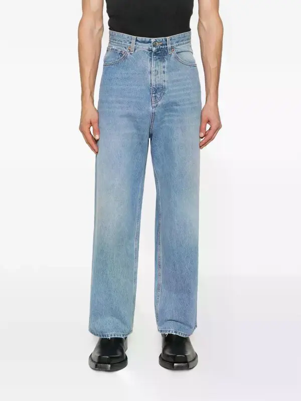 Vetements Button-fastening Five-pocket Jeans