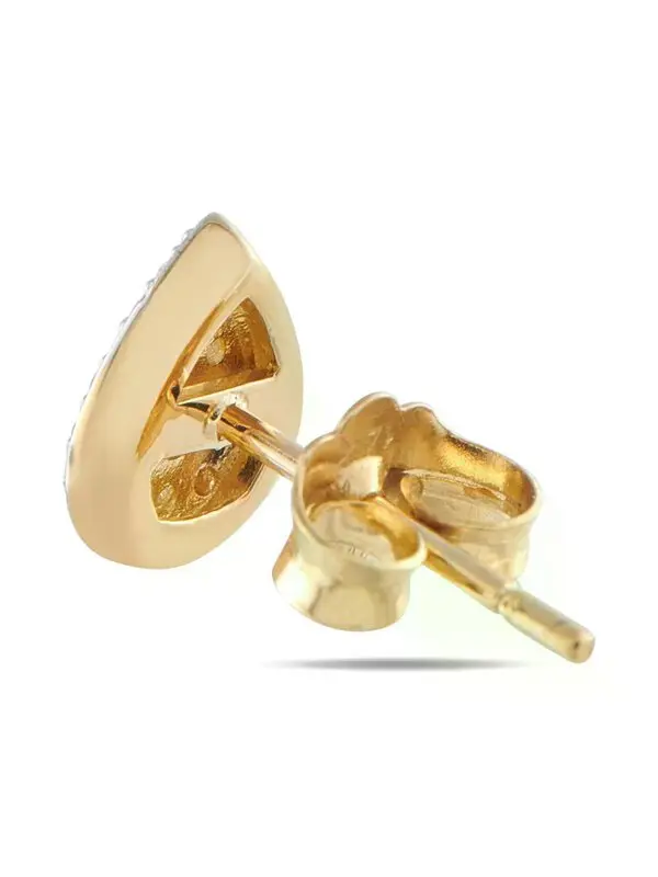 LB EXCLUSIVE 14k White Gold Diamond Tear-shaped Earrings
