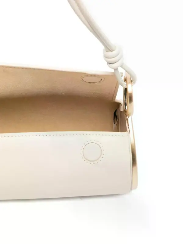 Cult Gaia Dahlia Cylindrical Shoulder Bag - Neutrals