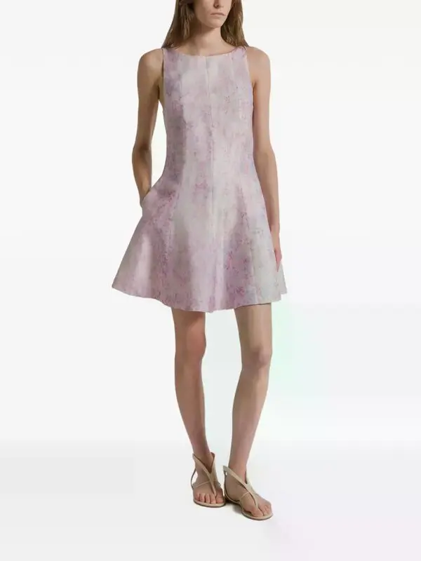 Alberta Ferretti Floral Mini Dress
