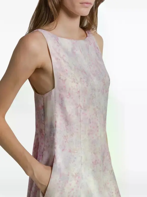 Alberta Ferretti Floral Mini Dress