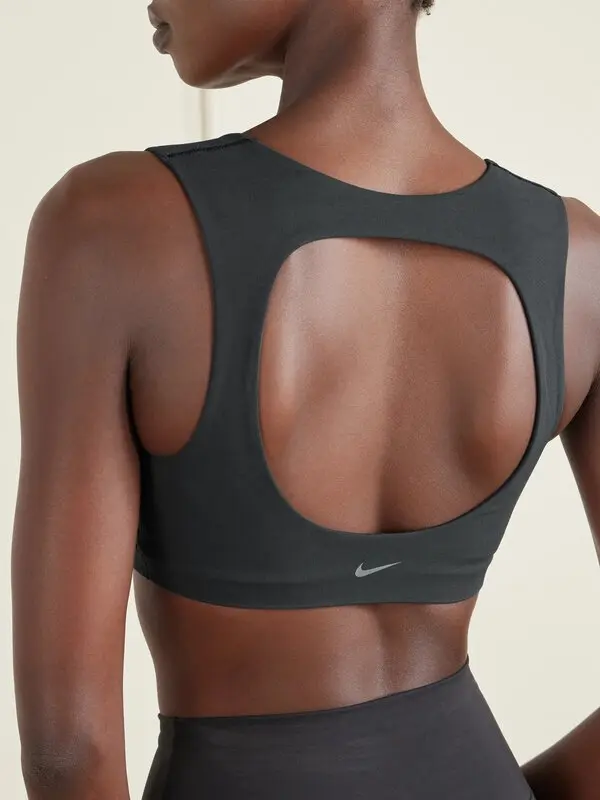 Nike Zenvy Dri-fit Infinasoft Sports Bra - Gray
