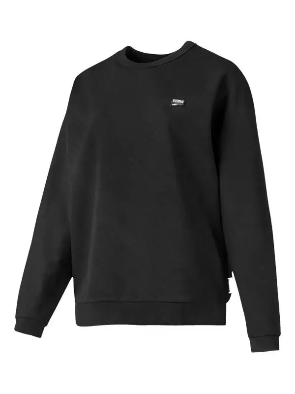 PUMA Embossed Logo Crew-neck Sweatshirt