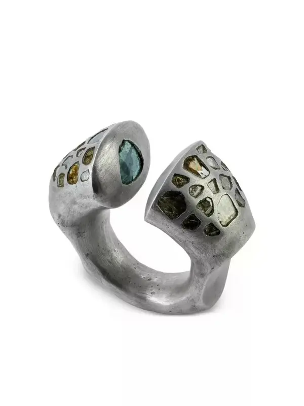 PARTS OF FOUR Druid Arc Ring - Silver