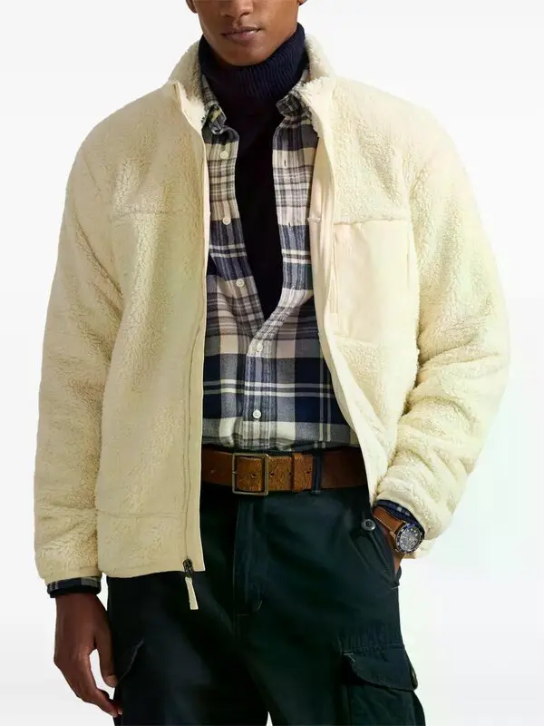 Polo Ralph Lauren Full-zip Mockneck Sweatshirt - Neutrals