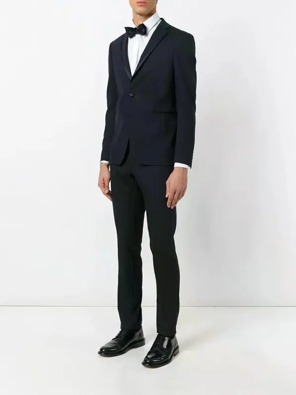 Tagliatore Contrast Trim Dinner Suit