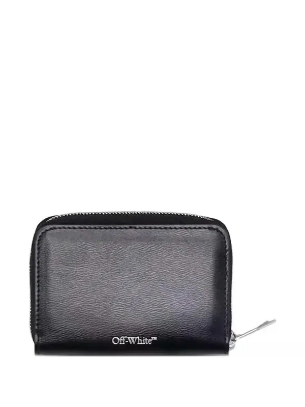 Off-White Jitney Zip Coin Purse - Black