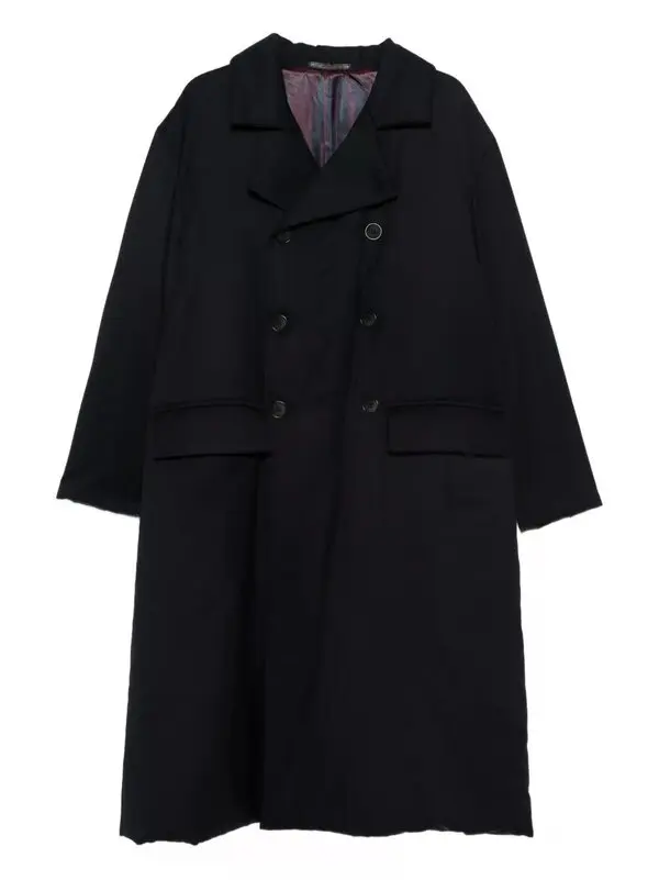 Giorgio Armani Double-breasted Coat With Pockets