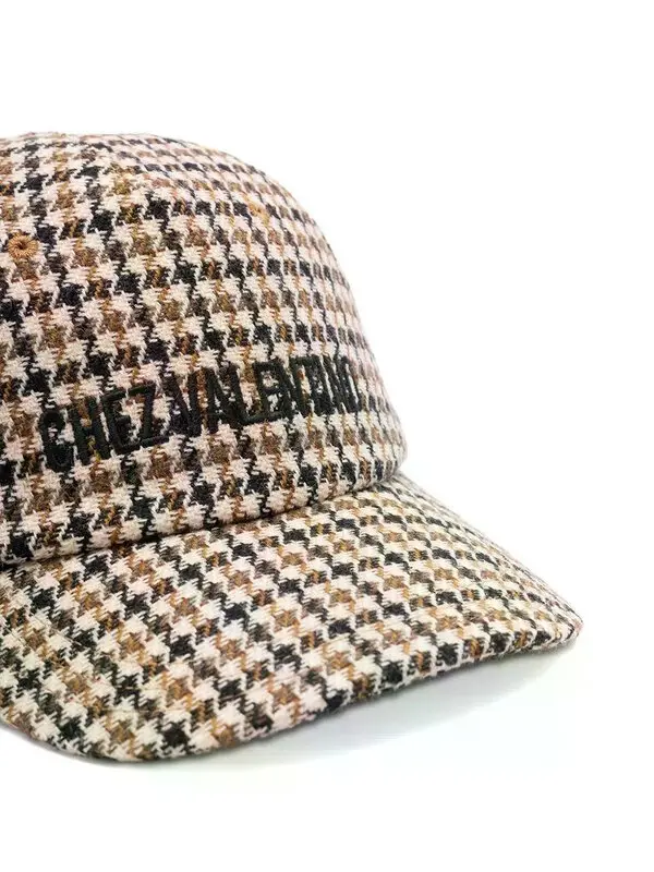 Valentino Garavani Houndstooth Baseball Cap
