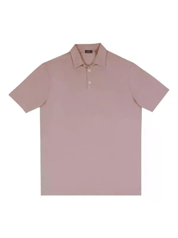 SLOWEAR Cotton Polo Shirt - Pink