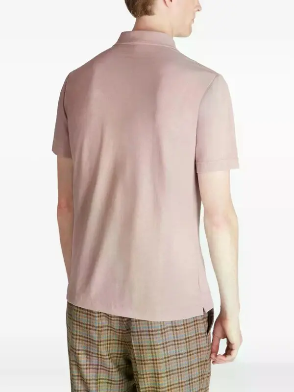 SLOWEAR Cotton Polo Shirt - Pink