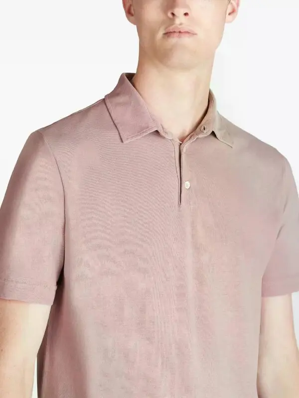 SLOWEAR Cotton Polo Shirt - Pink