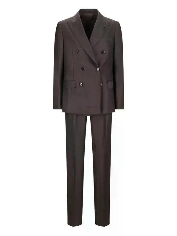 LARDINI Peak-lapels Double-breasted Suit