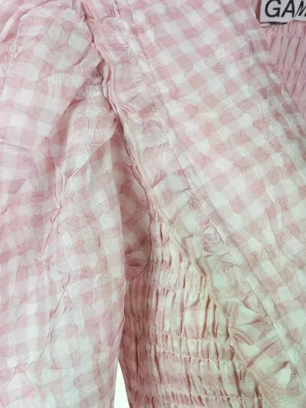 GANNI Check Mini Dress