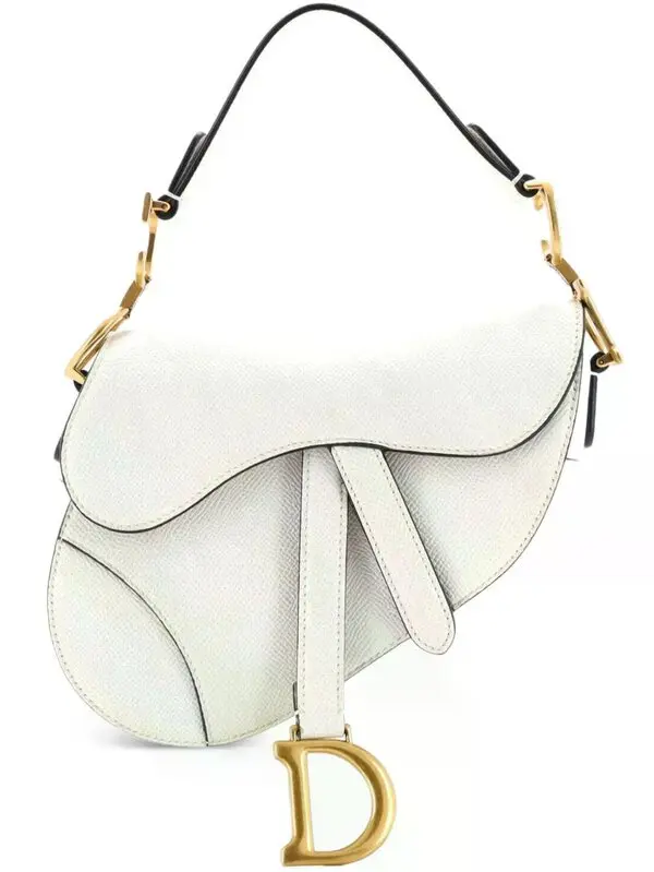 Dior Saddle Mini Shoulder Bag Leather - Neutrals