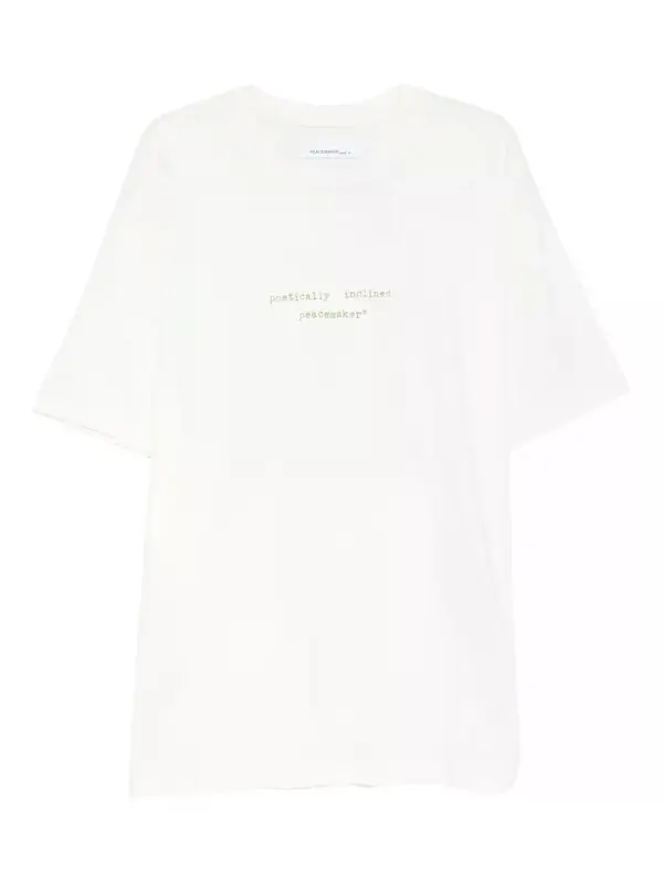 PEACEMAKER OAMC Crew-neck Crew-neck T-shirt - White