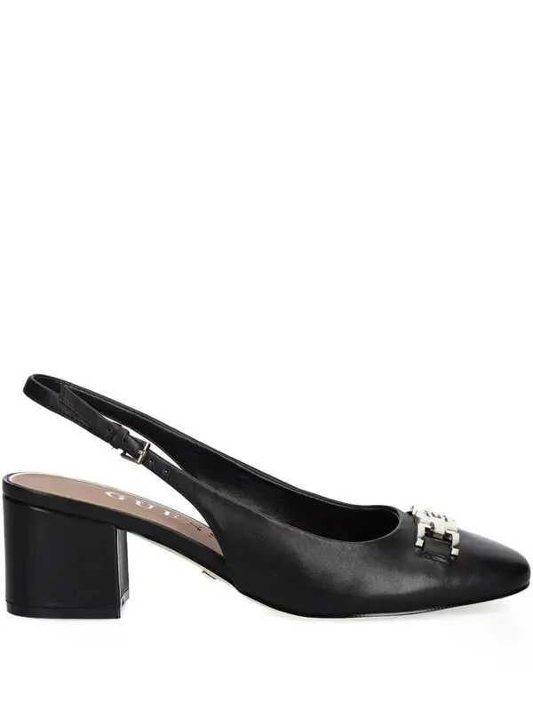 Guess Buckle Block-heel Pumps