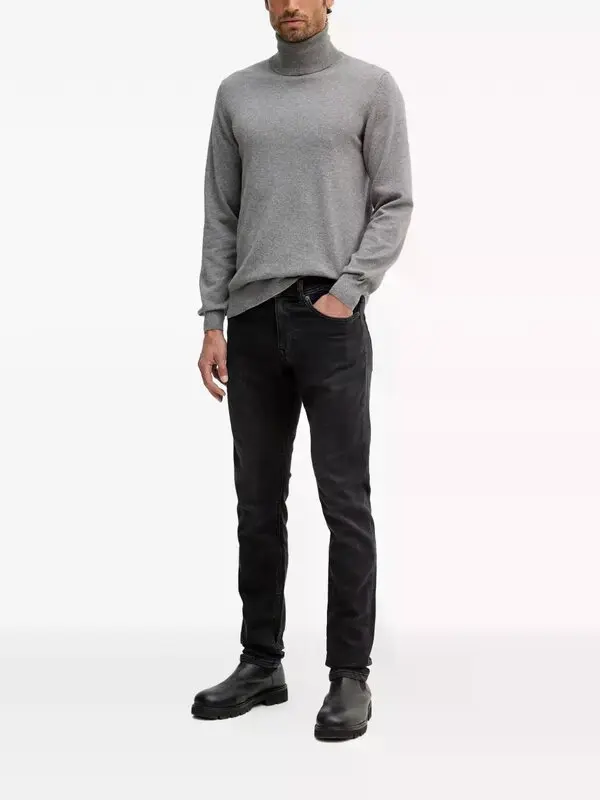 Geox Roll-neck Sweater With Logo Plaque