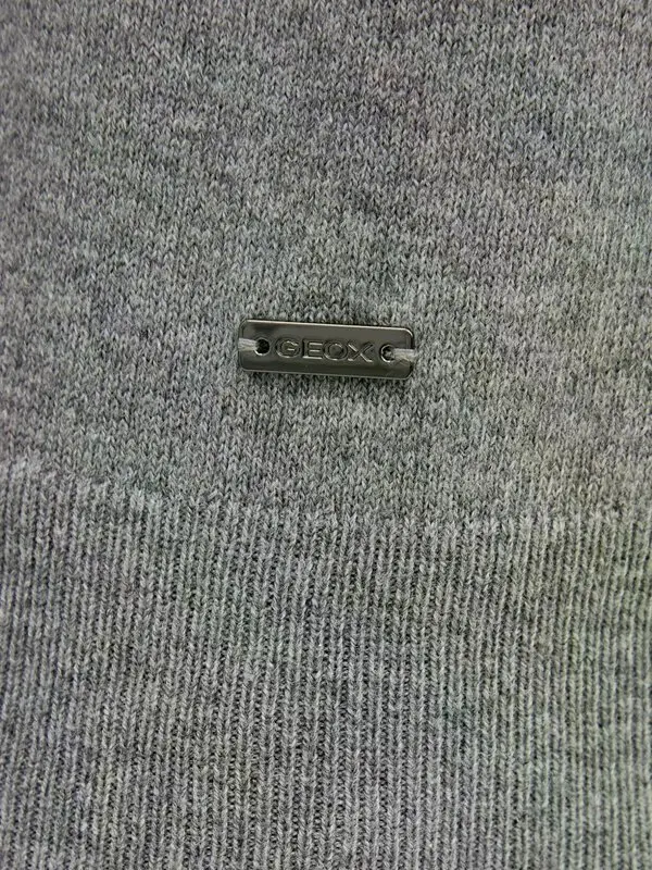 Geox Roll-neck Sweater With Logo Plaque