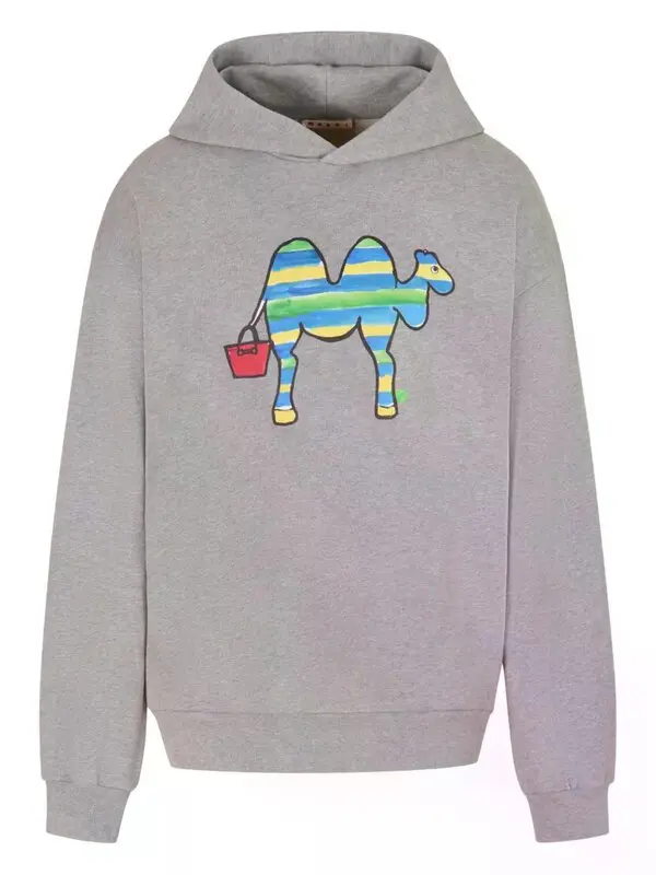 Marni Logo-printed Hoodie