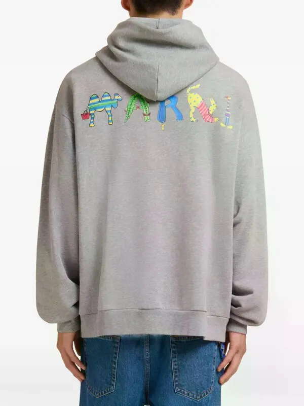 Marni Logo-printed Hoodie
