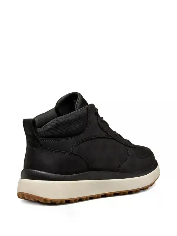 Geox Granito + Grip Lace-up Fastening Boots - Black