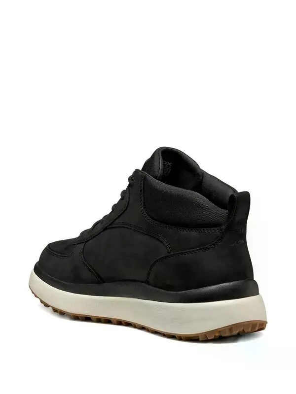Geox Granito + Grip Lace-up Fastening Boots - Black