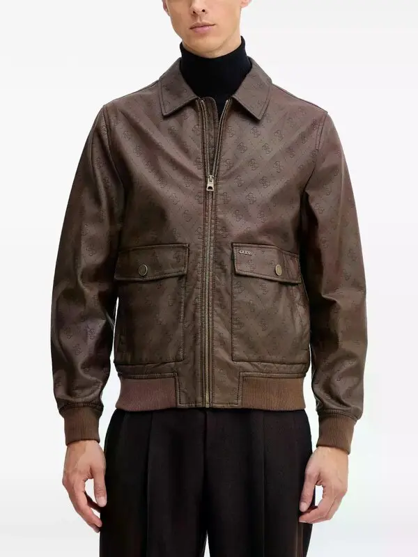 Guess Monogram Zip Jacket