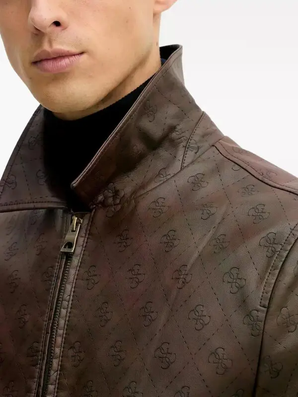Guess Monogram Zip Jacket